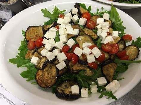 Bagte Auberginer Med Rucola Sundere Kost
