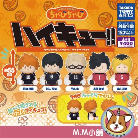 【mm小舖】『現貨』 T Arts 轉蛋 扭蛋 排球少年q版軟膠公仔 肥胖 臃腫 長肉 坐下 軟膠 全5款 蝦皮購物