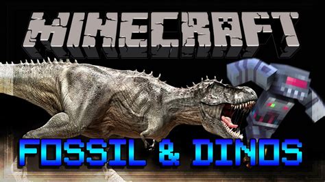 Minecraft Fossil Archeology Dinosaurs Youtube