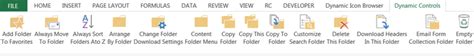 Excel Icons Image Gallery For Custom Ribbon Controls