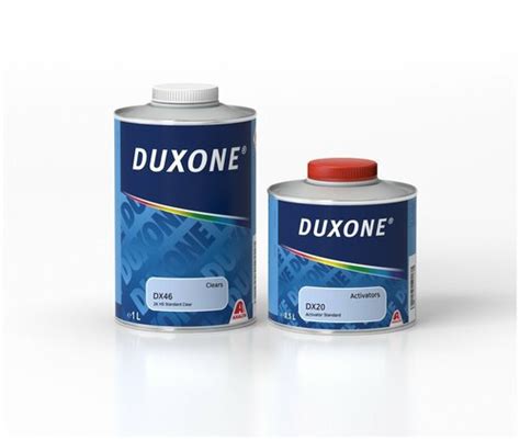Лак акриловый универсальный 2K HS Duxone DX46 1л _ DX20 Активатор ...