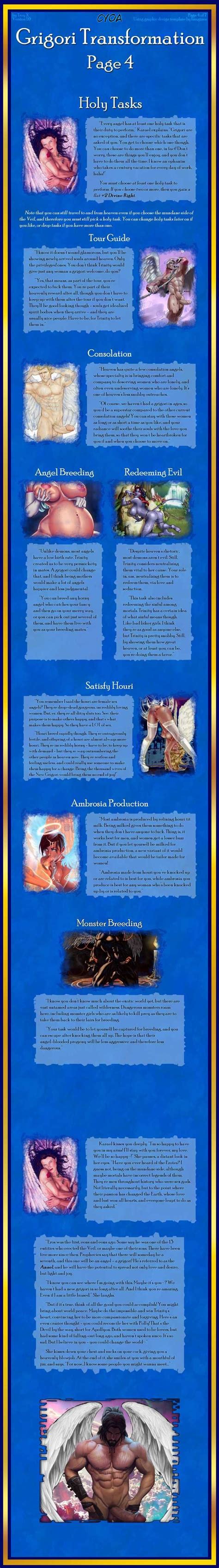 Harem Superpowers Cyoa Cyoa Fantasy Characters Transformations