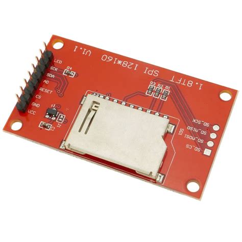 Módulo electrónico display o visor LCD x SPI TFT con PCB y SD Cablematic