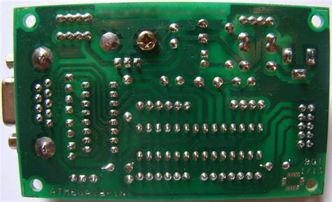 Avr Atmega328p 28 Pin Prototype Board With Rs232 Hacktronics