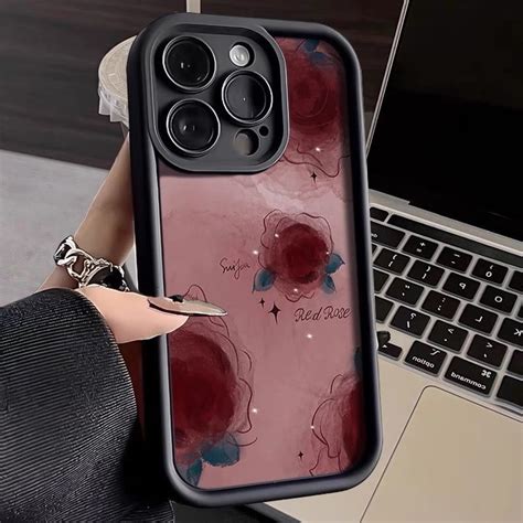 【ins風玫瑰】適用蘋果15promax手機殼iphone15 14高級13 13promax Xr Xs Xr 12暈 蝦皮購物