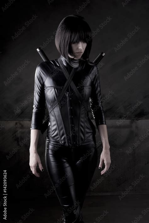 Sexy Assassin Female Model Stock Photo Adobe Stock