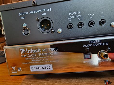 Mcintosh Mct500 Cd Sacd Transport For Sale Photo 5109971 Us Audio Mart