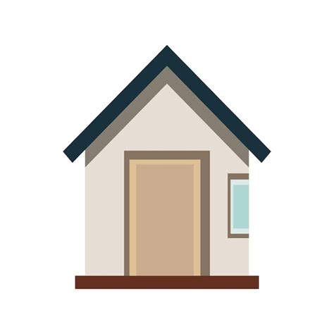 Premium Vector Vector Illustration Of A Small House Isolated On White