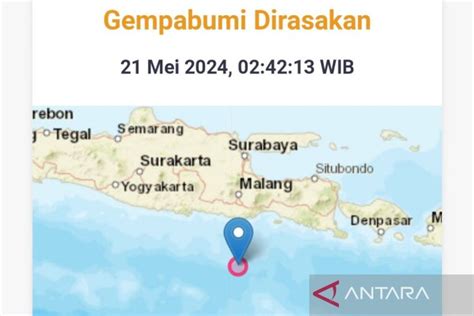 Gempa Magnitudo 53 Guncang Malang Antara News