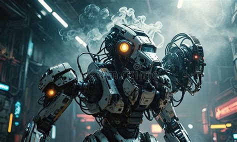 Commanding Robot Stock Illustrations 43 Commanding Robot Stock