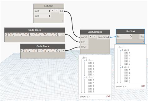 List Merge Lists Logic Dynamo