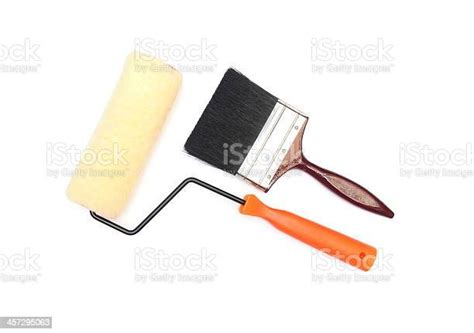 페인트 롤러 및 브러시 말기에 대한 스톡 사진 및 기타 이미지 말기 붓 페인트 롤러 Istock
