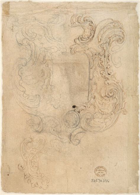Design For A Lectern Recto Design For A Cartouche Verso Met