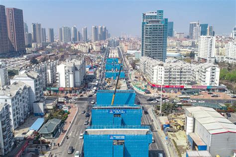 奋进新征程，青岛更精彩②最新航拍：辽阳路交通结建工程，场面火热 青报网 青岛日报官网