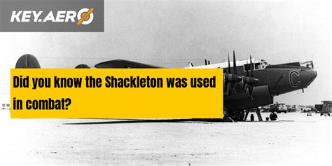 Did You Know The Avro Shackleton Was Used In Combat