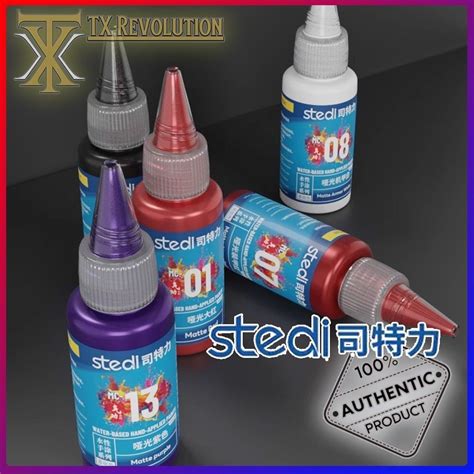 STEDI Water base hand paint plastic model 司特力 手涂漆 哑光 金属色 模型 高达 手办 上色笔涂