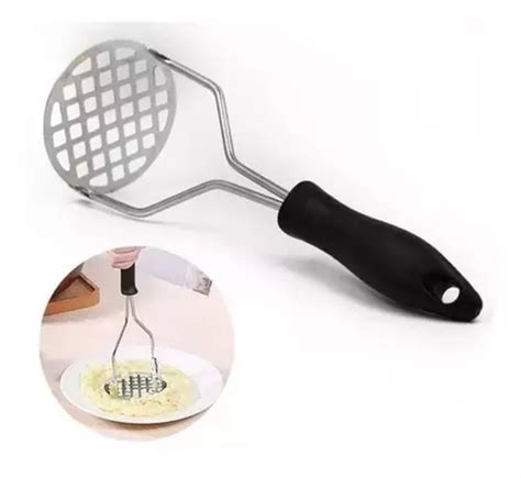 Amassador De Batata Legumes Manual Inox Com Cabo De Plástico Mercadolivre