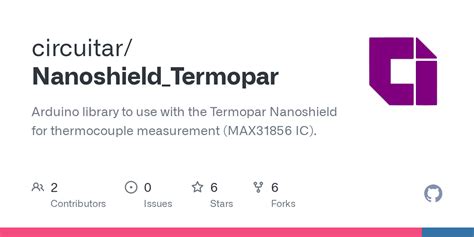 Github Circuitarnanoshieldtermopar Arduino Library To Use With The Termopar Nanoshield For