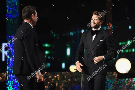 Tv Presenter Stephen Mulhern Collects Award Editorial Stock Photo