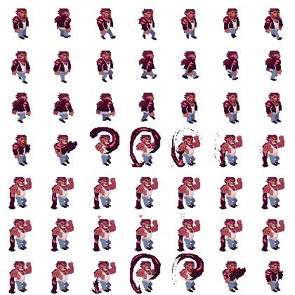Doodles And Stuff Some Animated Pixel Sprites I Made For A Class I