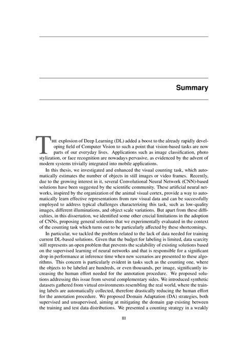 Deep Learning Techniques For Visual Counting Eurasip