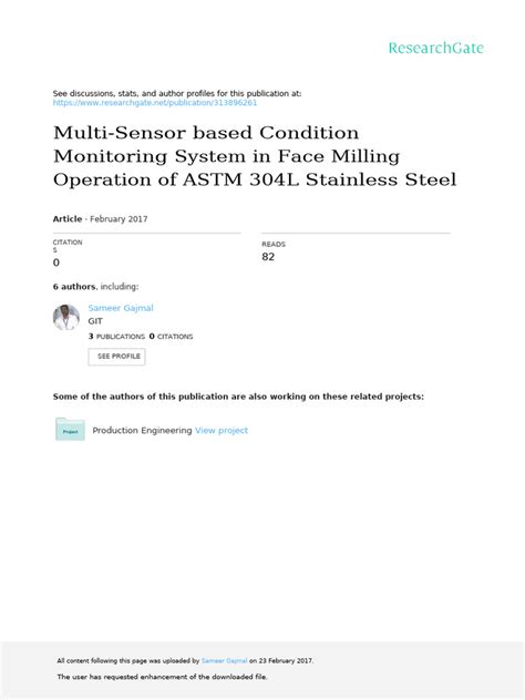 13 Pdf Surface Roughness Wavelet