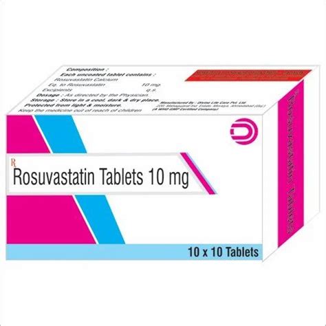 Rosuvastatin Tablet 10mg At 165 Stripe Rosubest In Nagpur ID 2853912460897