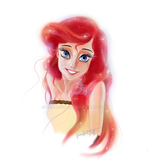 Ariel Portrait By Amadeuxway On Deviantart
