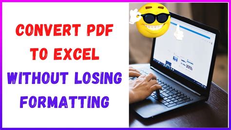 How to Convert Pdf To Excel Without Losing Formatting? - YouTube