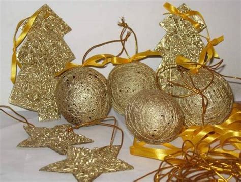 Decoraciones navideñas con esferas de hilos o lana Dale Detalles