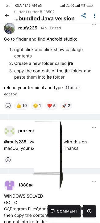 Unable To Find Bundled Java Version•try Updating Or Re Installing Android Flutter Shorts