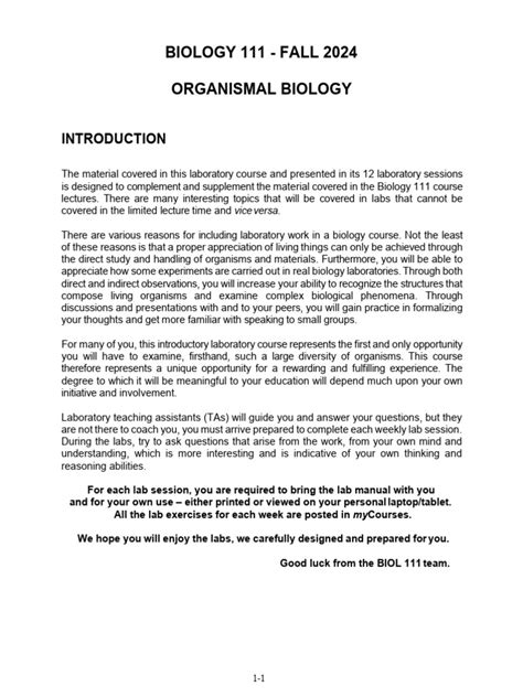 Biol 111 Lab 1 Pdf Eutrophication Staining