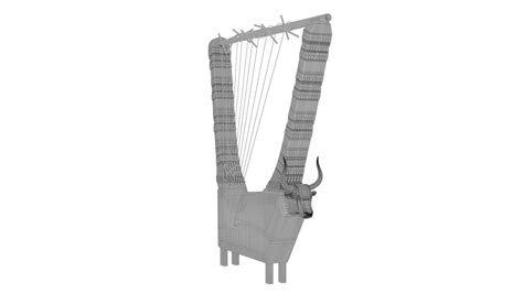 3d Kinnor Or Lyre Turbosquid 2023885