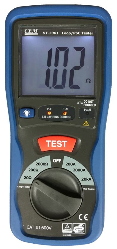 DT-5301 Multimetr impedancji pętli zwarcia - Profesjonalne urządzenia ...