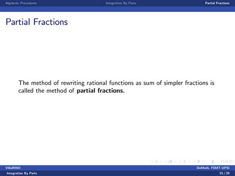 Benginning Calculus Lecture Notes 15 Techniques Of Integration Pdf