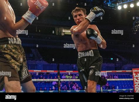 Liverpool UK 5th Oct 2024 Brad Strand Knocks Out Seranno Nick Ball