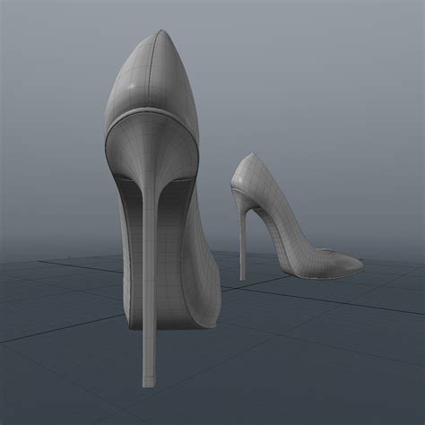 Heel Shoes 3d Model