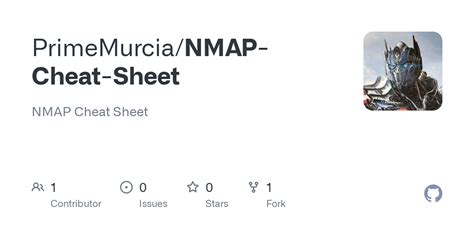 Github Primemurcianmap Cheat Sheet Nmap Cheat Sheet