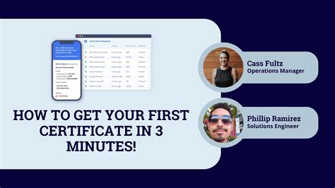 Get A Certificate With Smallstep Certificate Manager In Under 3 Minutes