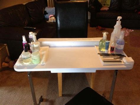 Manicure Table All Set Up Manicure Table You Nailed It Nails