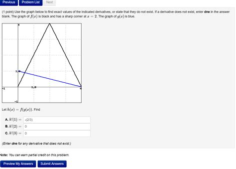 Solved Previous Problem List Next Point Use The Graph Chegg