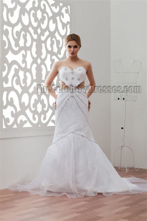 Sexy Backless Strapless Sweetheart Beaded Wedding Dresses