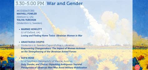 Sofie Rose Phd On Linkedin Ukraine Gender War Masculinity