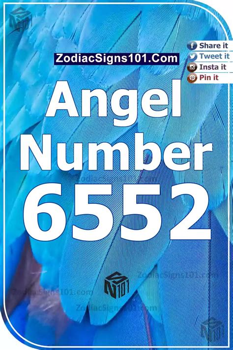 6552 Angel Number Spiritual Meaning And Significance - ZodiacSigns101