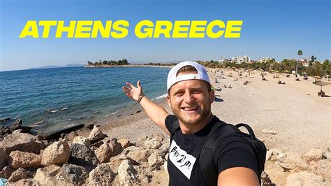 Exploring A Beach In Athens Greece 🇬🇷 Youtube