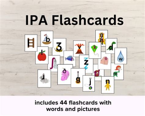 Ipa Flashcards Downloadable International Phonetic Alphabet Flashcards