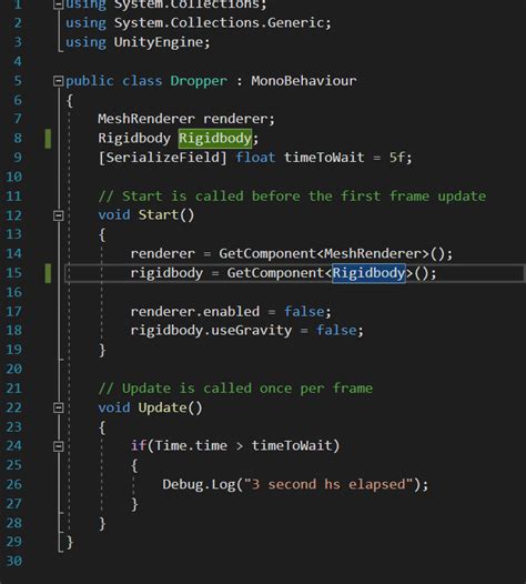 I Am Getting A Bunch Of Errors In My Dropper Script Ask Gamedev Tv