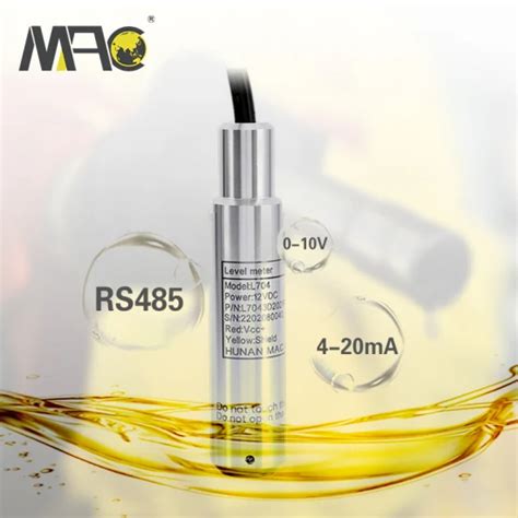 4 20ma 0 10v Submersible Water Level Sensor For Diesel Fuel Measurement