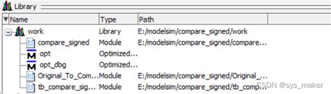 Modelsim生成代码原理图 Csdn博客