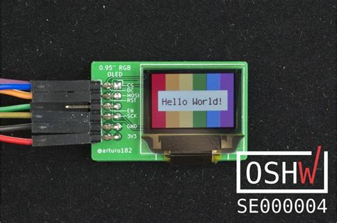 095 16 Bit Color Oled Pmod By Solder Party On Tindie 16 Bit Bits Arduino